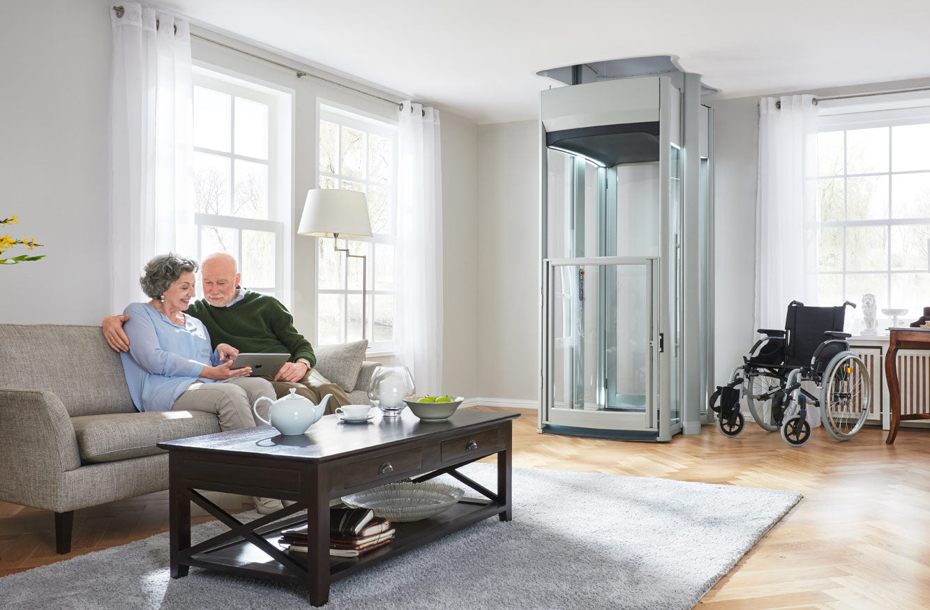 Safe & Easy Compact Home Lifts | Continuous Pressure Operation